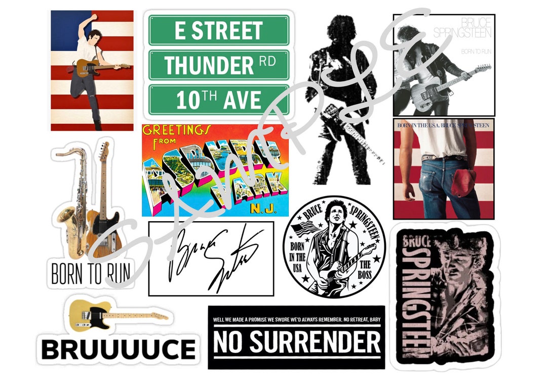 Bruce Springsteen Edible Icing Sheet A4 Cake Toppers - Etsy