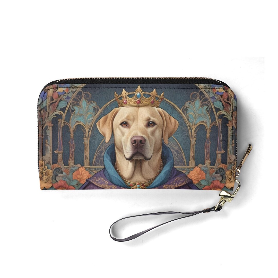 Labrador Retriever Wallet Vegan Leather Cute Wallet Women Wallet Cute ...