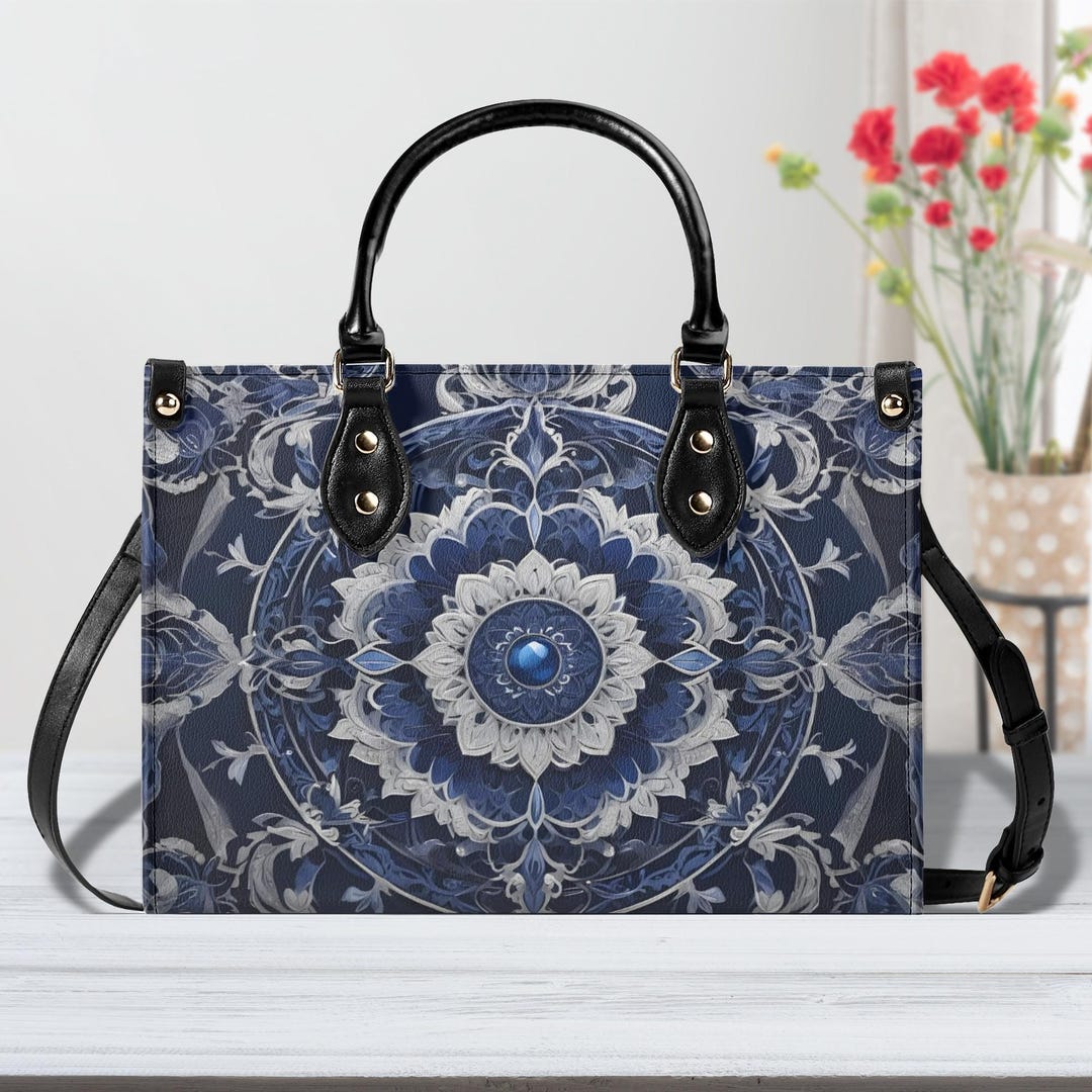 Opulent Mandala Bag Vegan Leather Cute Handbags Shoulder Bag, Small to ...
