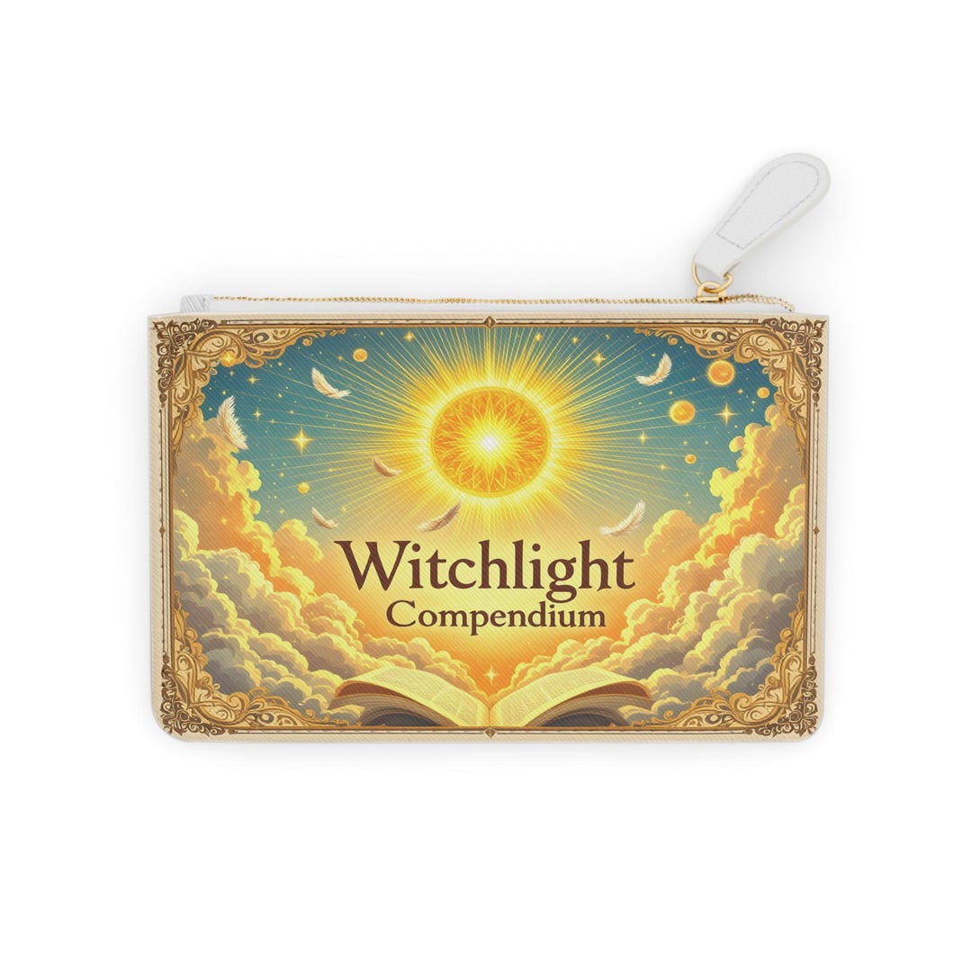 Witchlight Compendium Mini Bag, Coin Purse With Light Magic Print, Gold ...