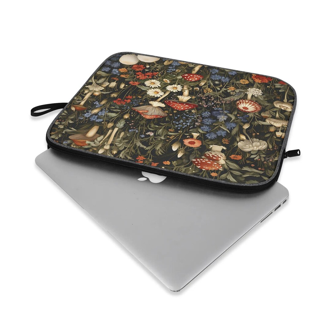Cottagecore Woodland Mushroom Tablet Sleeve Compatible With Laptop Bag ...