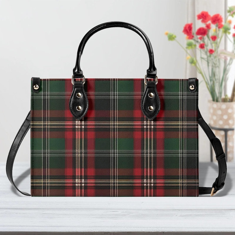 Plaid Handbags - Etsy