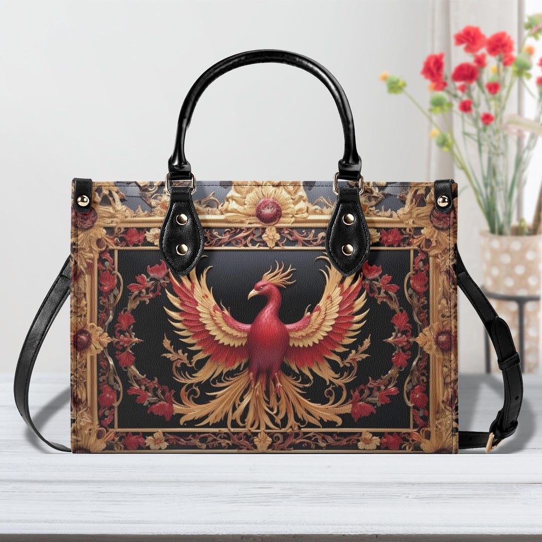 Imperial Phoenix Bag Vegan Leather Cute Handbags Shoulder Bag, Small to ...