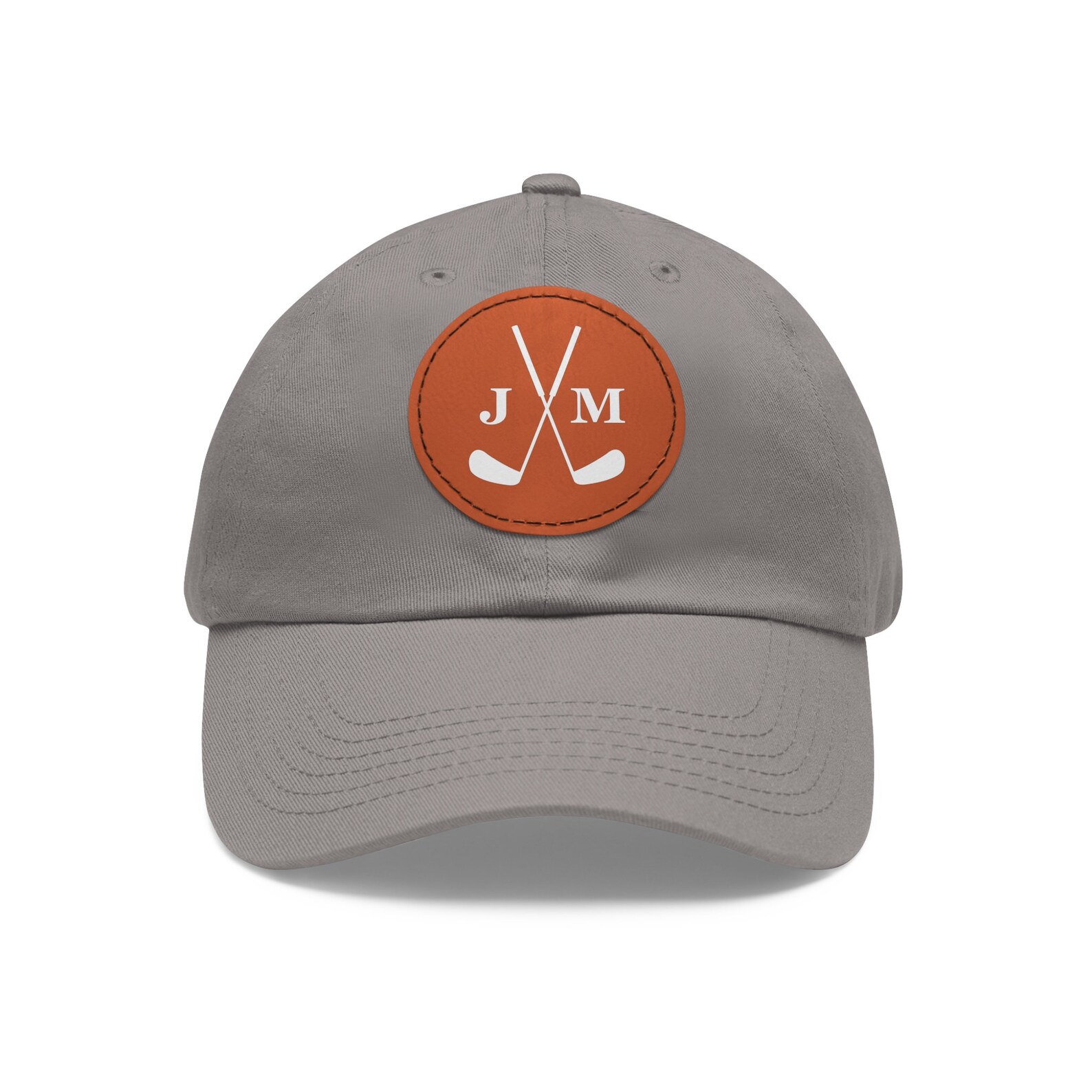 Custom Women's Golf Cap: Monogrammed Leather Patch Gift - Etsy
