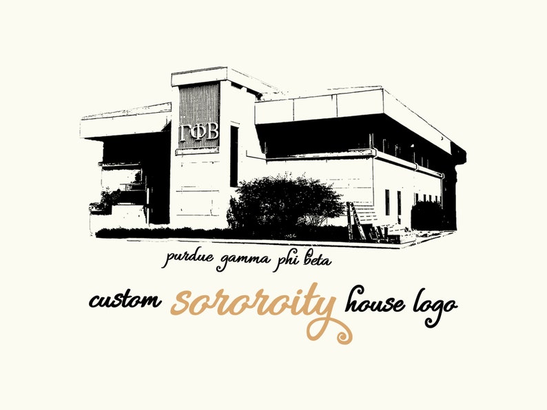 Custom Greek House Logo | Sorority House Logo | Fraternity House Logo ...