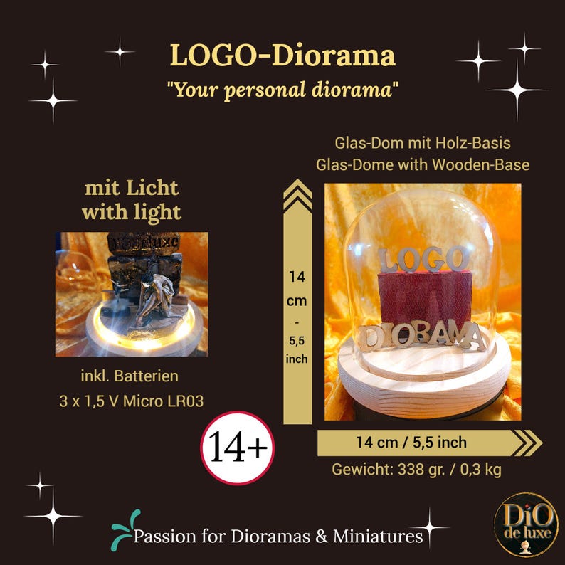 Customizable Logo Diorama With Lighting and Personal Touch - a Truly ...