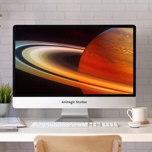 Saturn Desktop Wallpaper 8K Background 4K Wallpaper HD Wallpaper Zoom ...