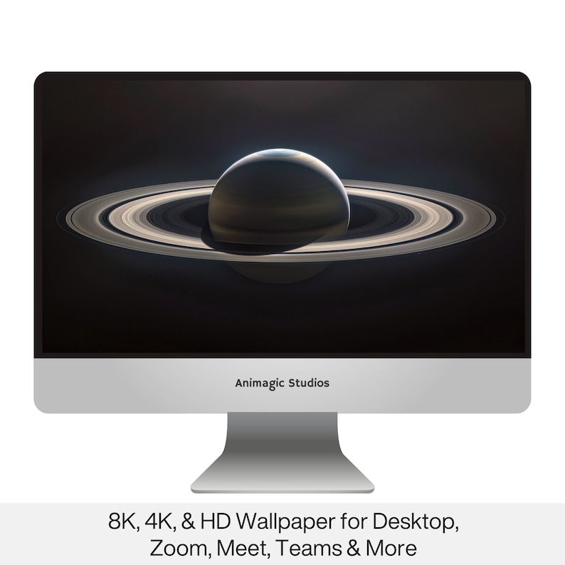 Saturn Desktop Wallpaper 8K Background 4K Wallpaper HD Wallpaper Zoom ...