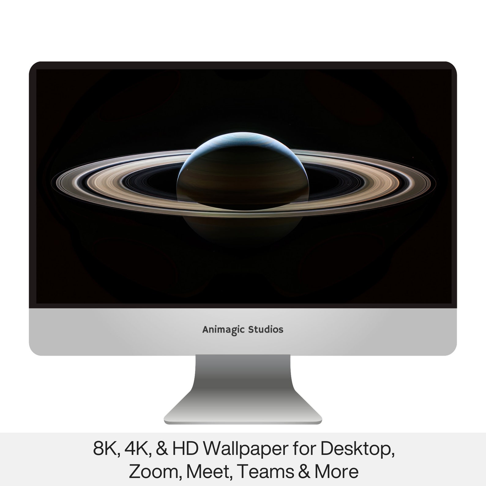 Saturn Desktop Wallpaper 8K Background 4K Wallpaper HD Wallpaper Zoom ...