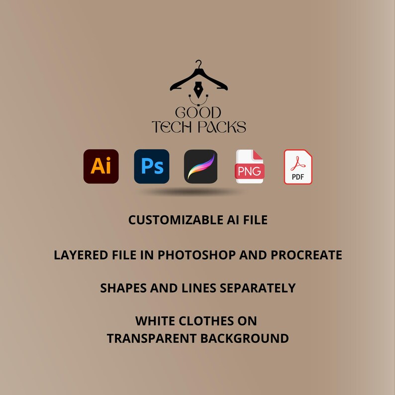 Abaya Dress Tech Pack Template: Clothing Vector Mockups (PNG, PS, AI ...