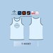 Tank Top Tech Drawings, Vector Template, Tank Top Vector Tech Pack ...