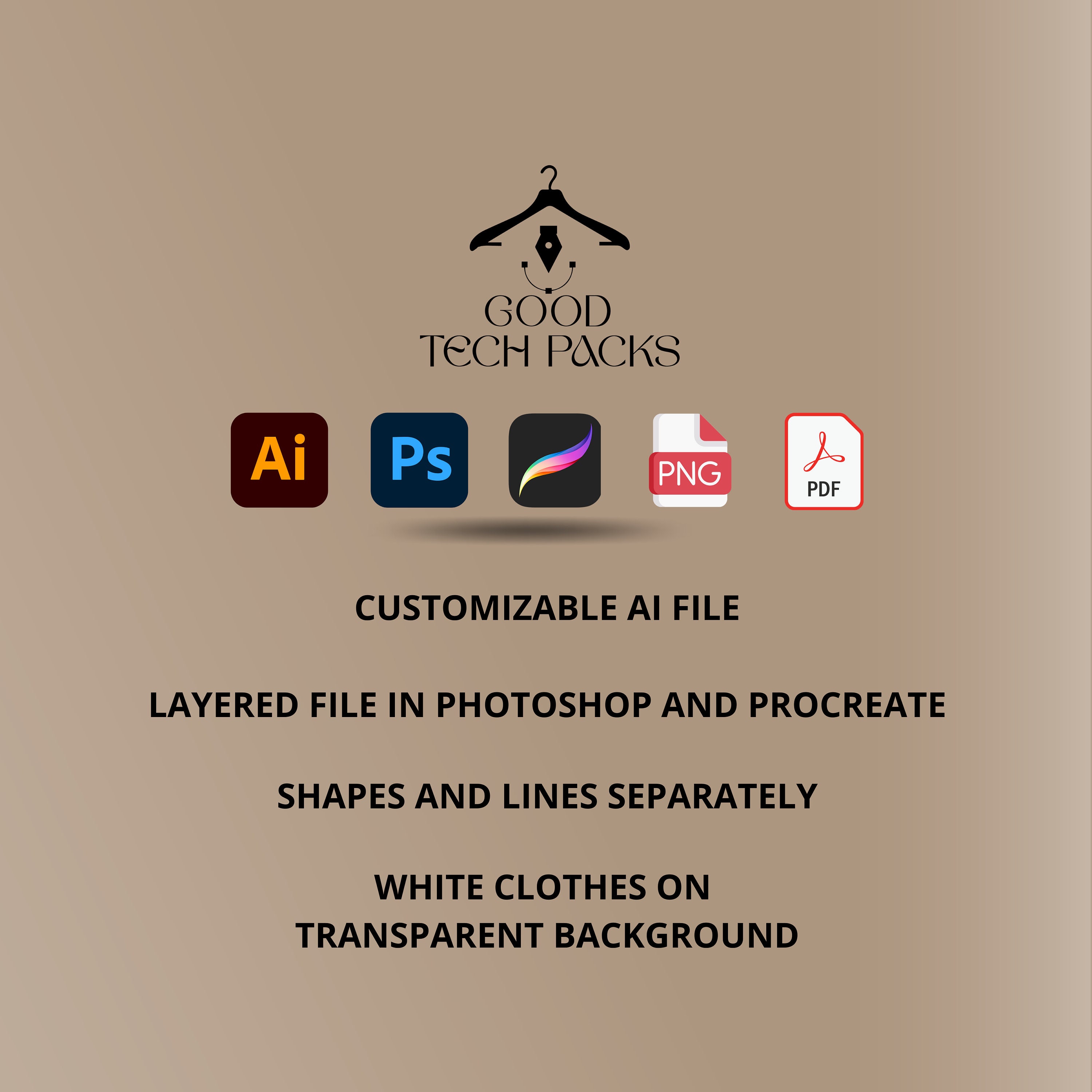 Mens Streetwear Tech Pack Template Vector Template Tech Pack Adobe ...