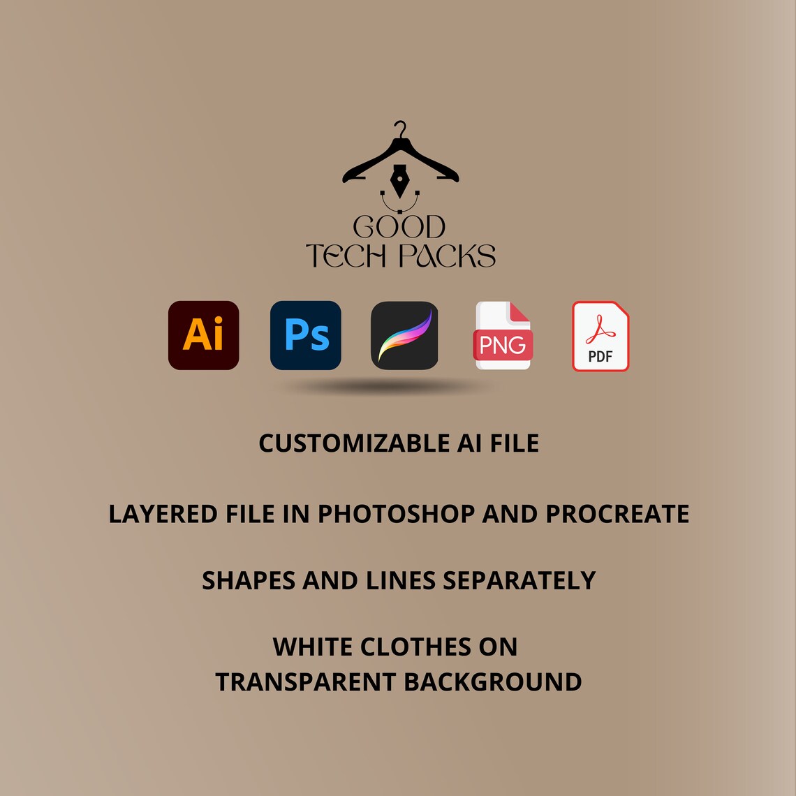 Tracksuit Tech Drawings, Vector Template, Vector Tech Pack Illustrator ...