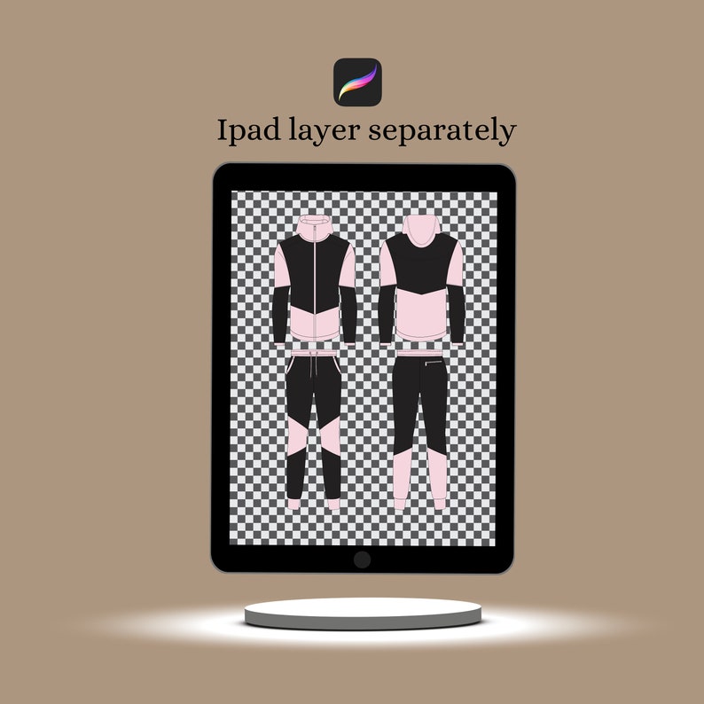 Tracksuit Vector Template: Streetwear Fashion Tech Pack (illustrator ...