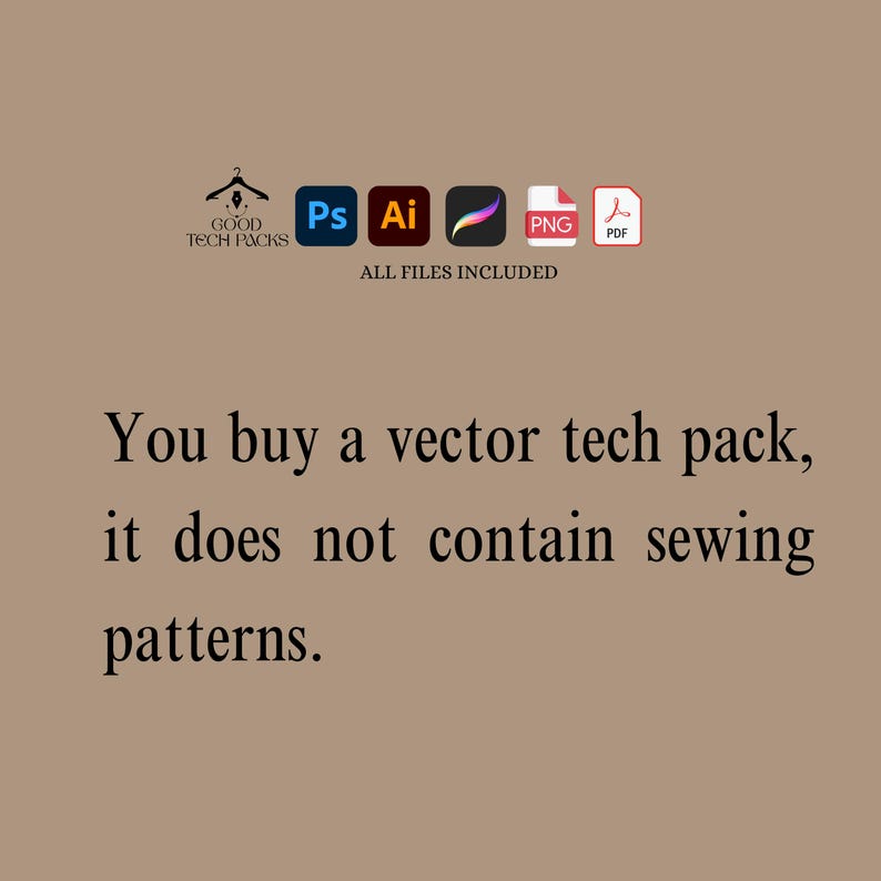 Backpack Tech Drawings, Vector Template, Vector Tech Pack Illustrator ...