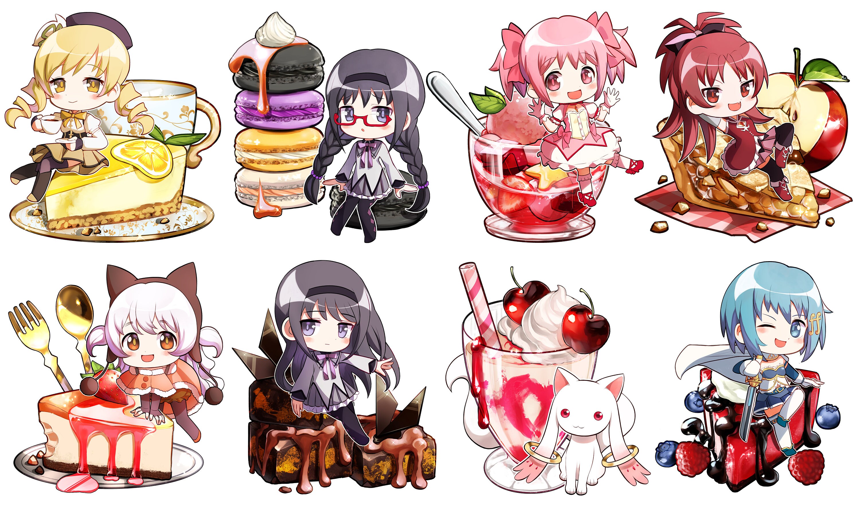 Homura (moe) - Madoka Magica / Keychain - Etsy