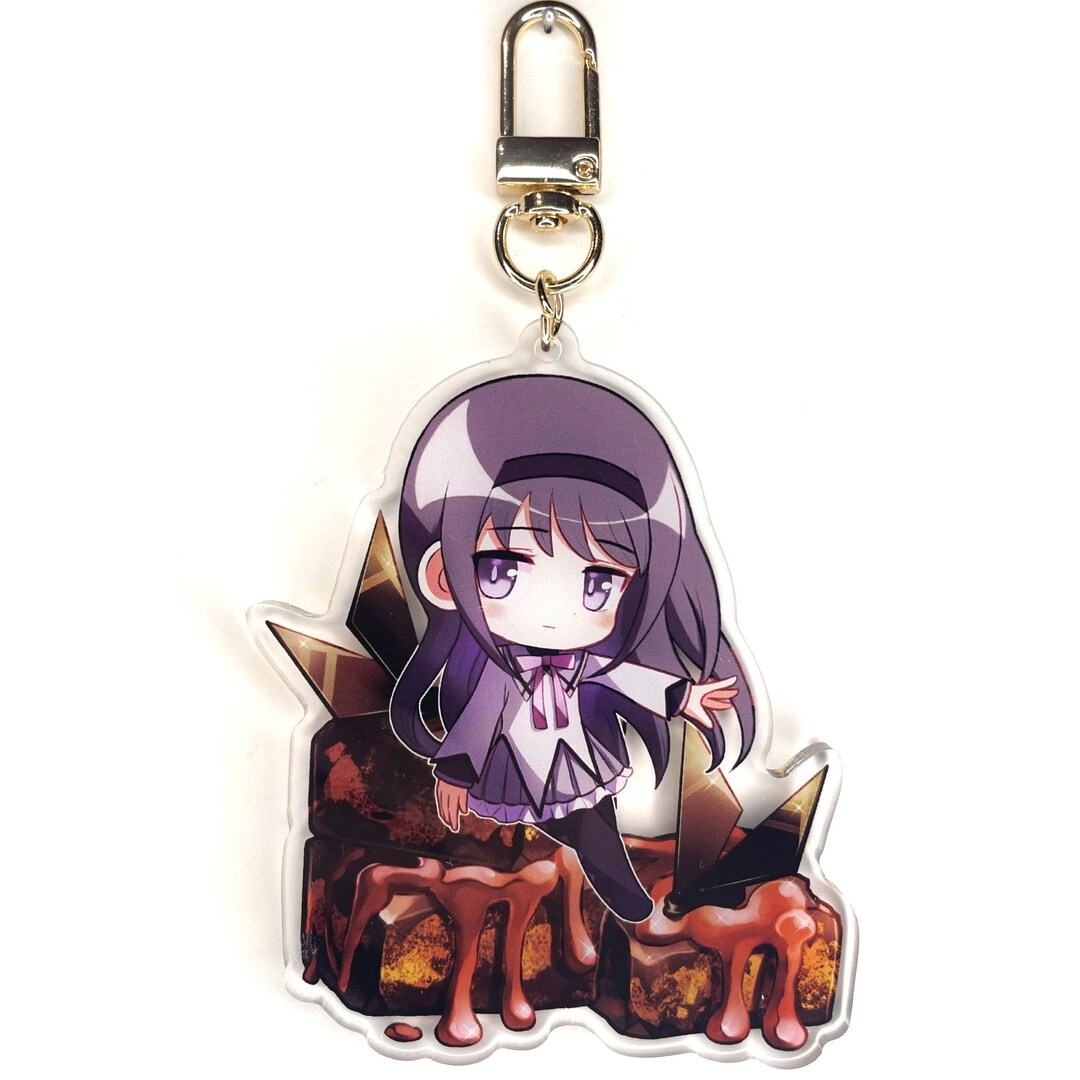 Homura cool Madoka Magica / Keychain - Etsy