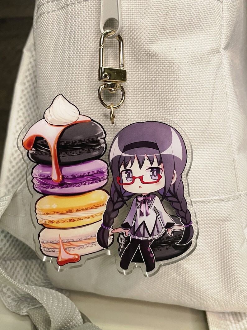 Homura (moe) - Madoka Magica / Keychain - Etsy