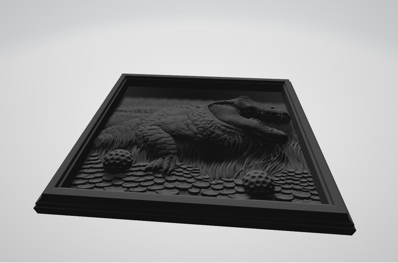3d Crocodile Drawing, 3d Alligator, STL FILES for 3D Printing,3d Print ...