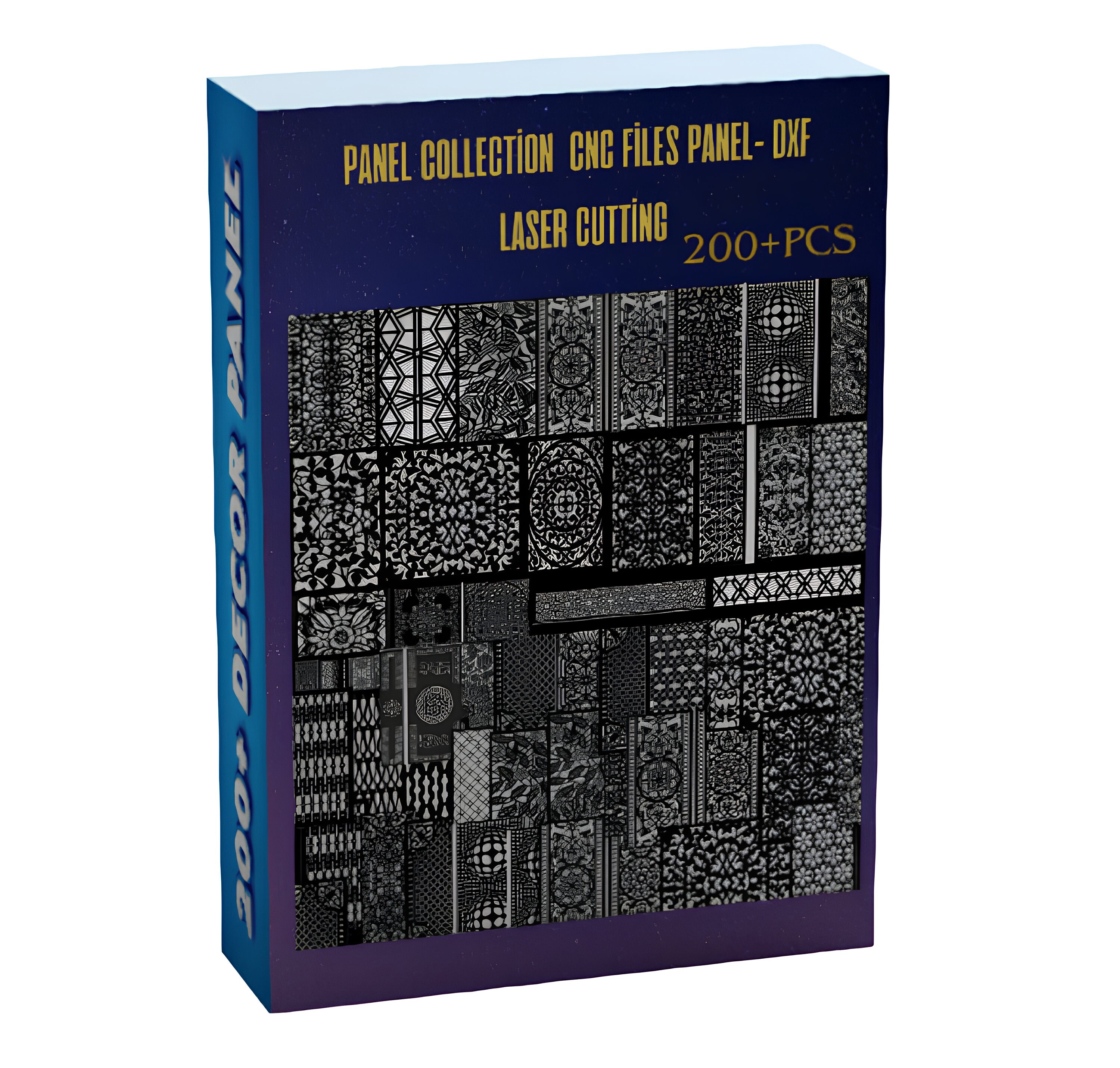 200PCS Laser Cut Vector Templates, Decorative Cutting Templates, DXF ...