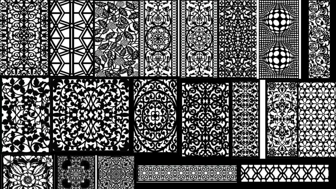 Collection 1000+ Cs Geometric Patterns Panel Templates Dxf Files ...