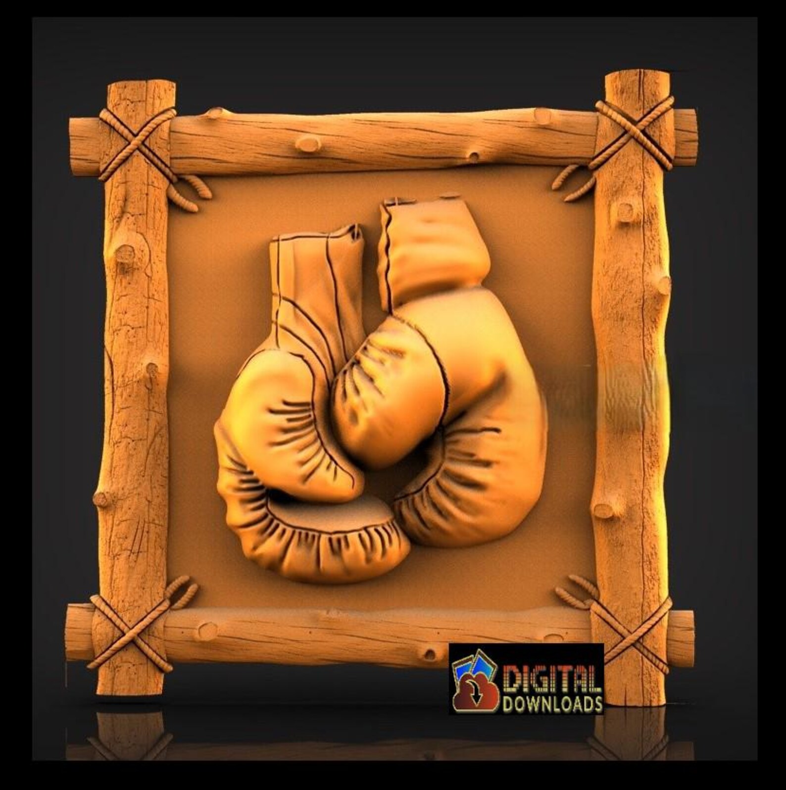 Boxing Glove, 3D Model STL File,cnc Router Engraver,artcam,cnc Files ...