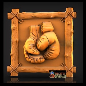 Boxing Glove, 3D Model STL File,cnc Router Engraver,artcam,cnc Files ...