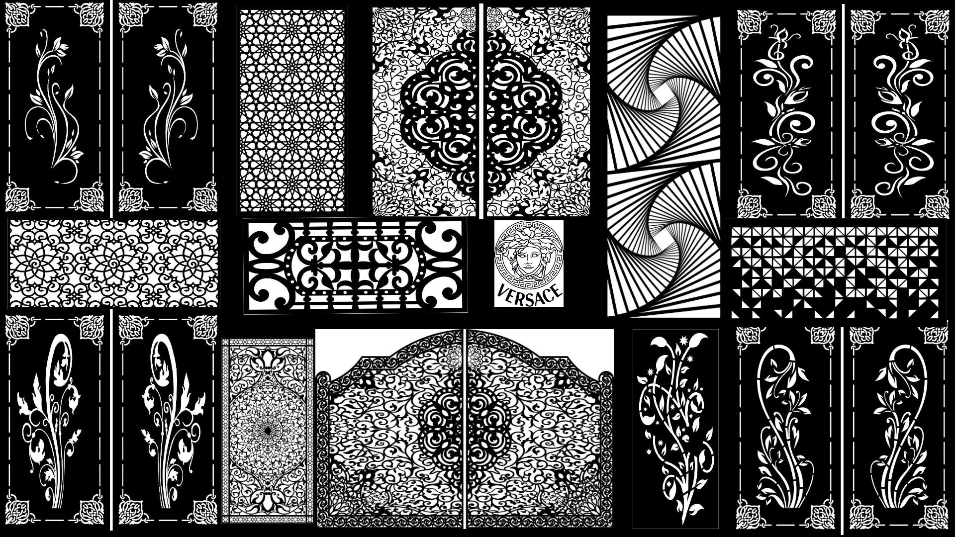 Collection 1000+ Cs Geometric Patterns Panel Templates Dxf Files ...