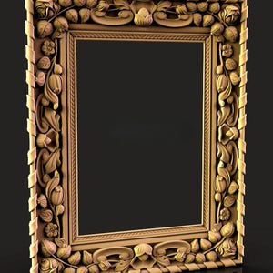 1 PCS ,3D STL File of Mirror Frame, Picture Frame, Digital File for 3D ...