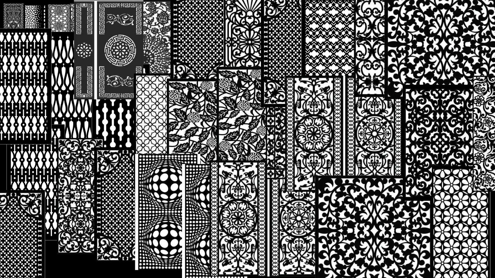 Collection 1000+ Cs Geometric Patterns Panel Templates Dxf Files ...