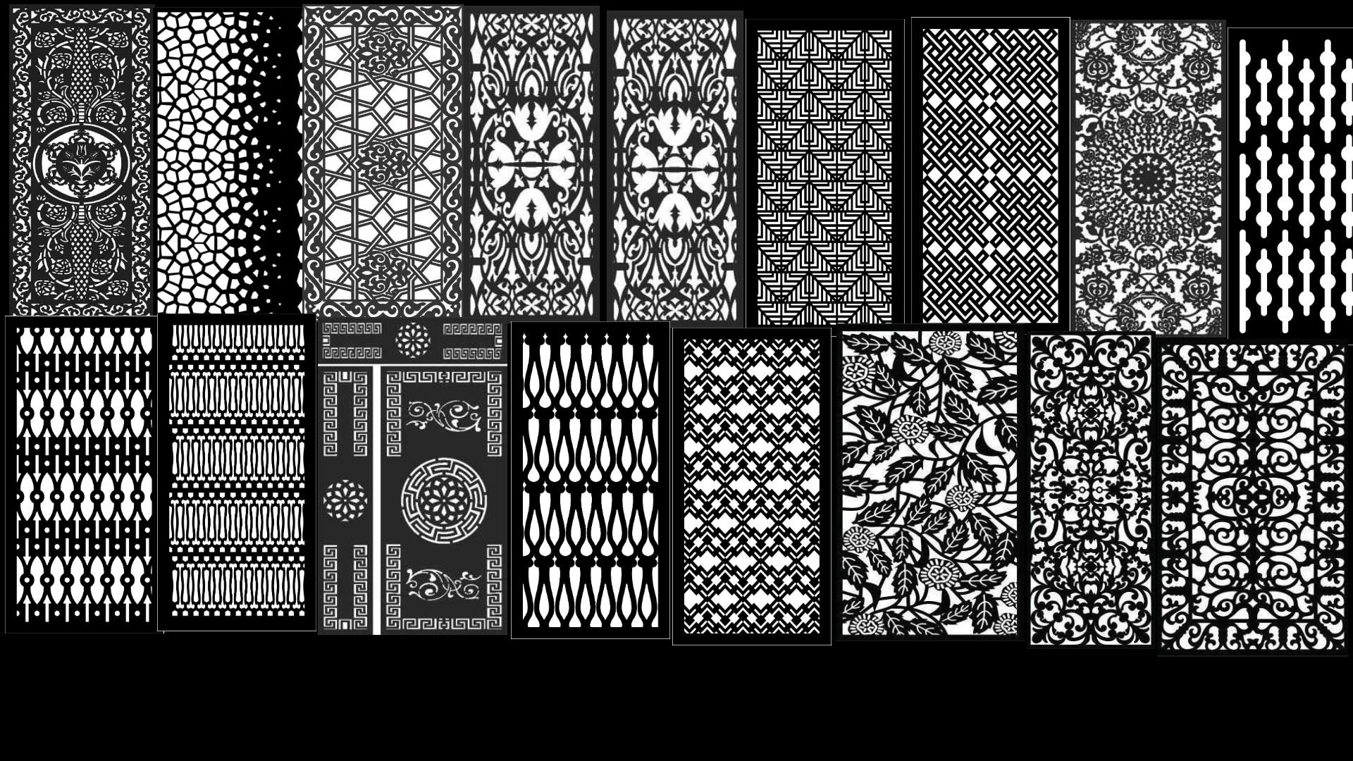 Collection 1000+ Cs Geometric Patterns Panel Templates Dxf Files ...