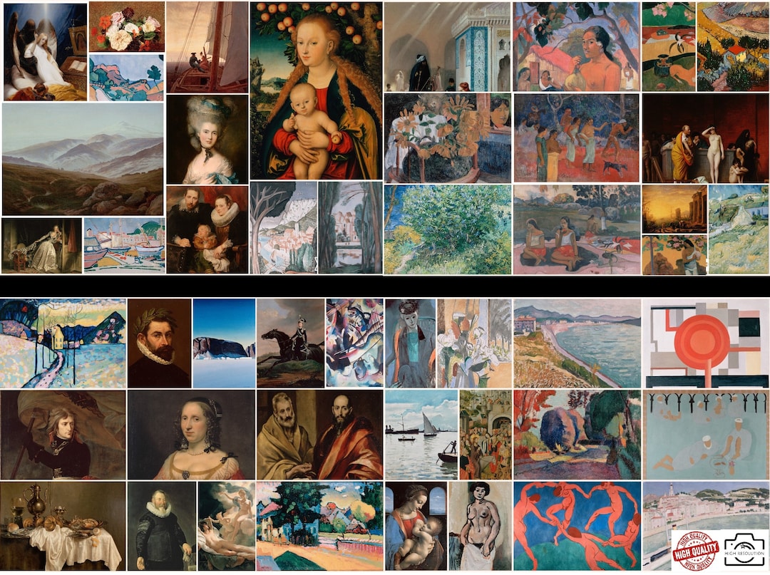 110 Magnificent Paintings by Great Painters in the Hermitage Museum ...