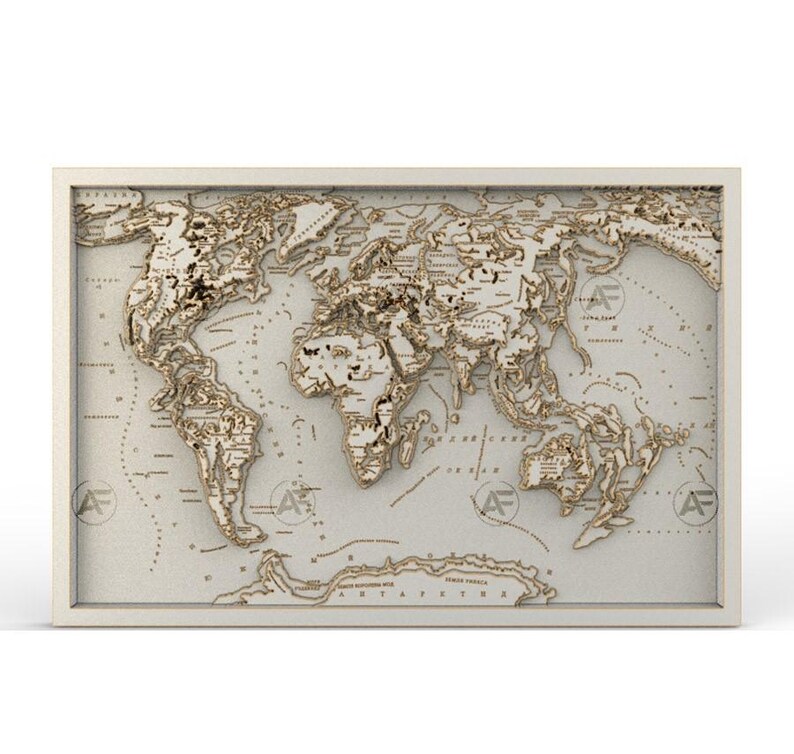 3d World Map Relief- 3d Stl, Drawing Files for Cnc Machine ,CNC Router ...