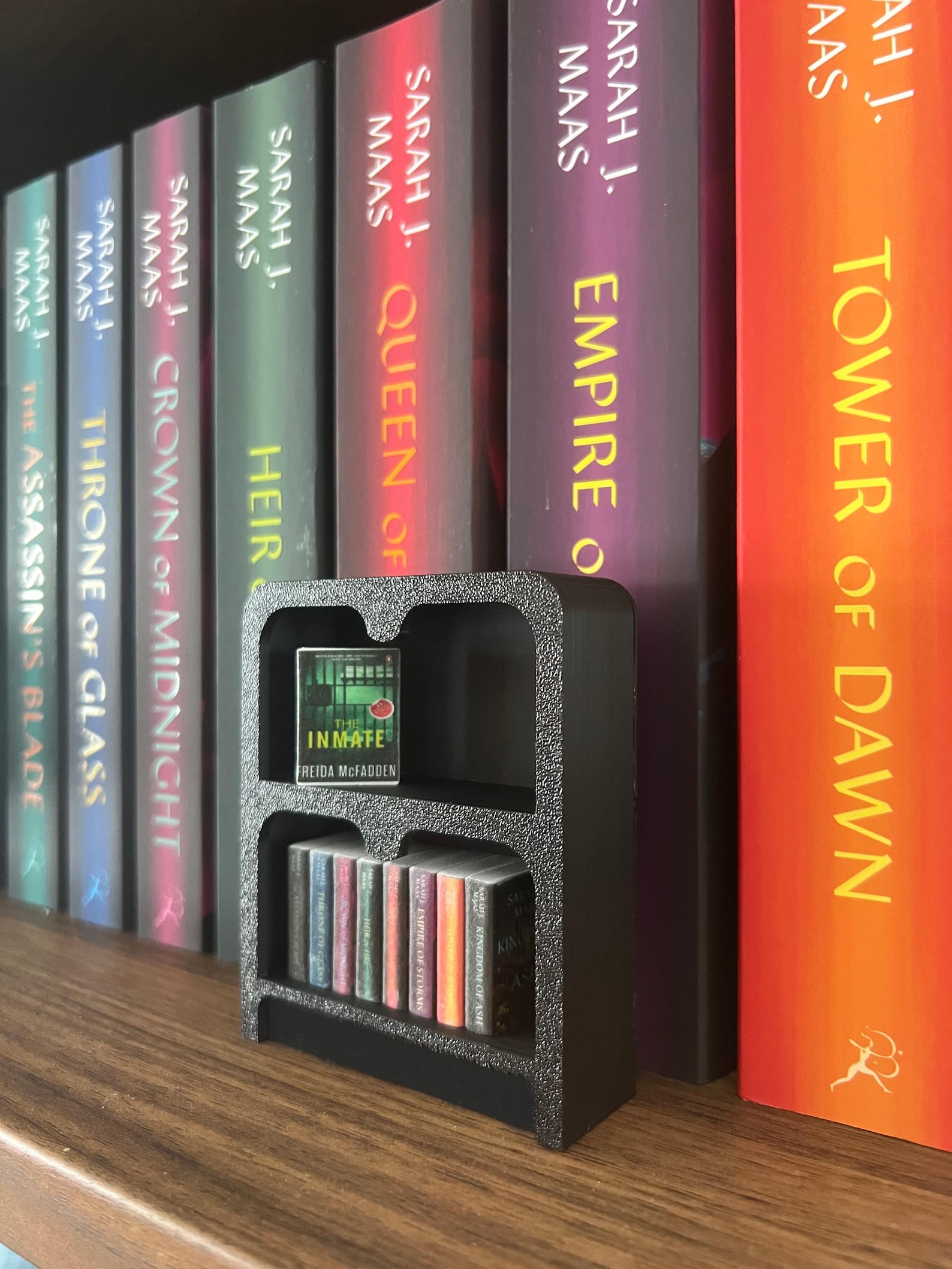 Personalized 3D Printed Mini Book Collection & Book Shelf Nook Colorful ...