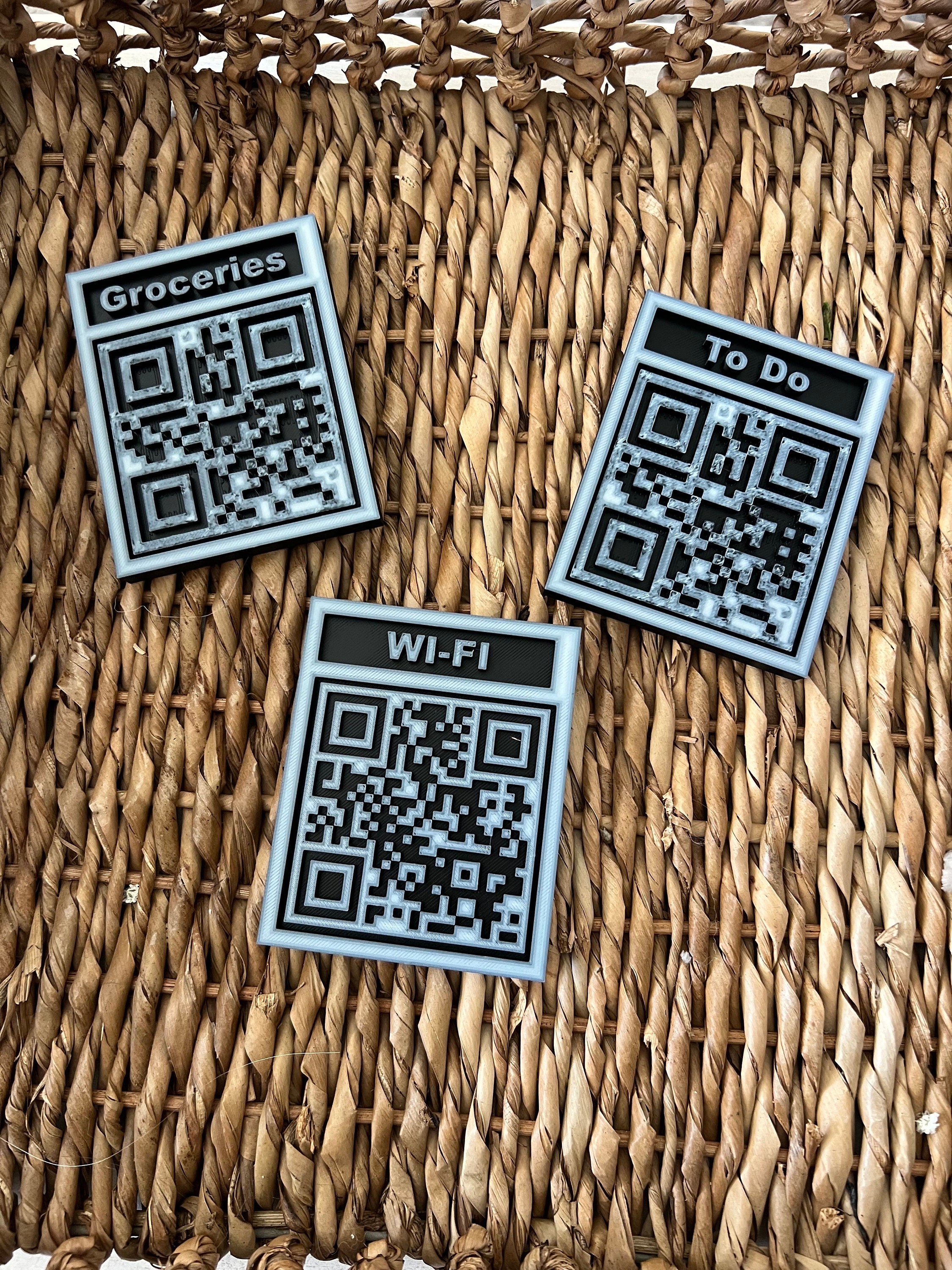 QR Code Fridge Magnets - Etsy