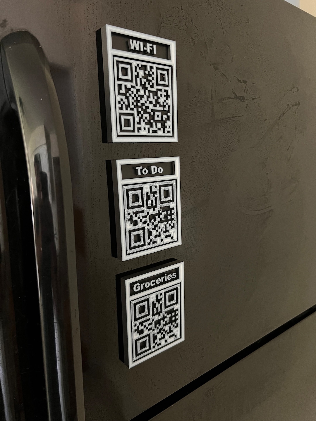 QR Code Fridge Magnets - Etsy