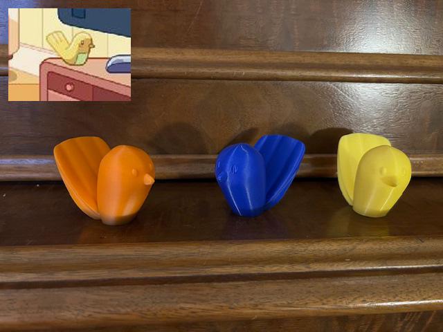 Bluey Inspired Bird Statue - Etsy