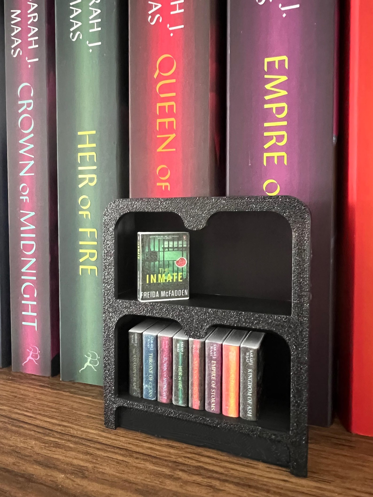 Personalized 3D Printed Mini Book Collection & Book Shelf Nook Colorful ...