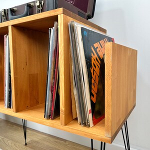 Record Player Stand, Vinyl End Table, Vinyl Console - Etsy