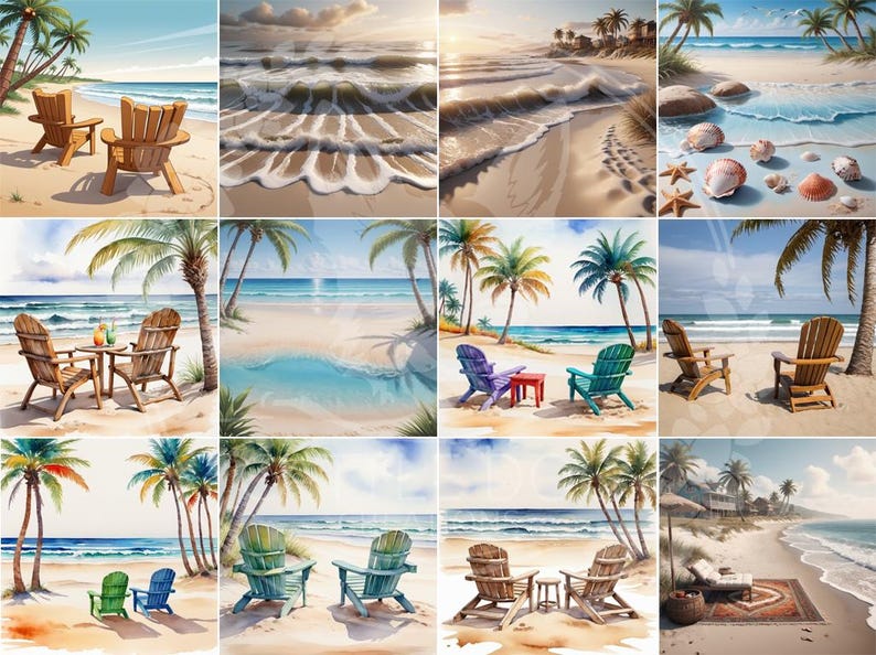Sublimation Images - Sublimation, Beaches, Sun, Sandy Beach, Adirondak ...