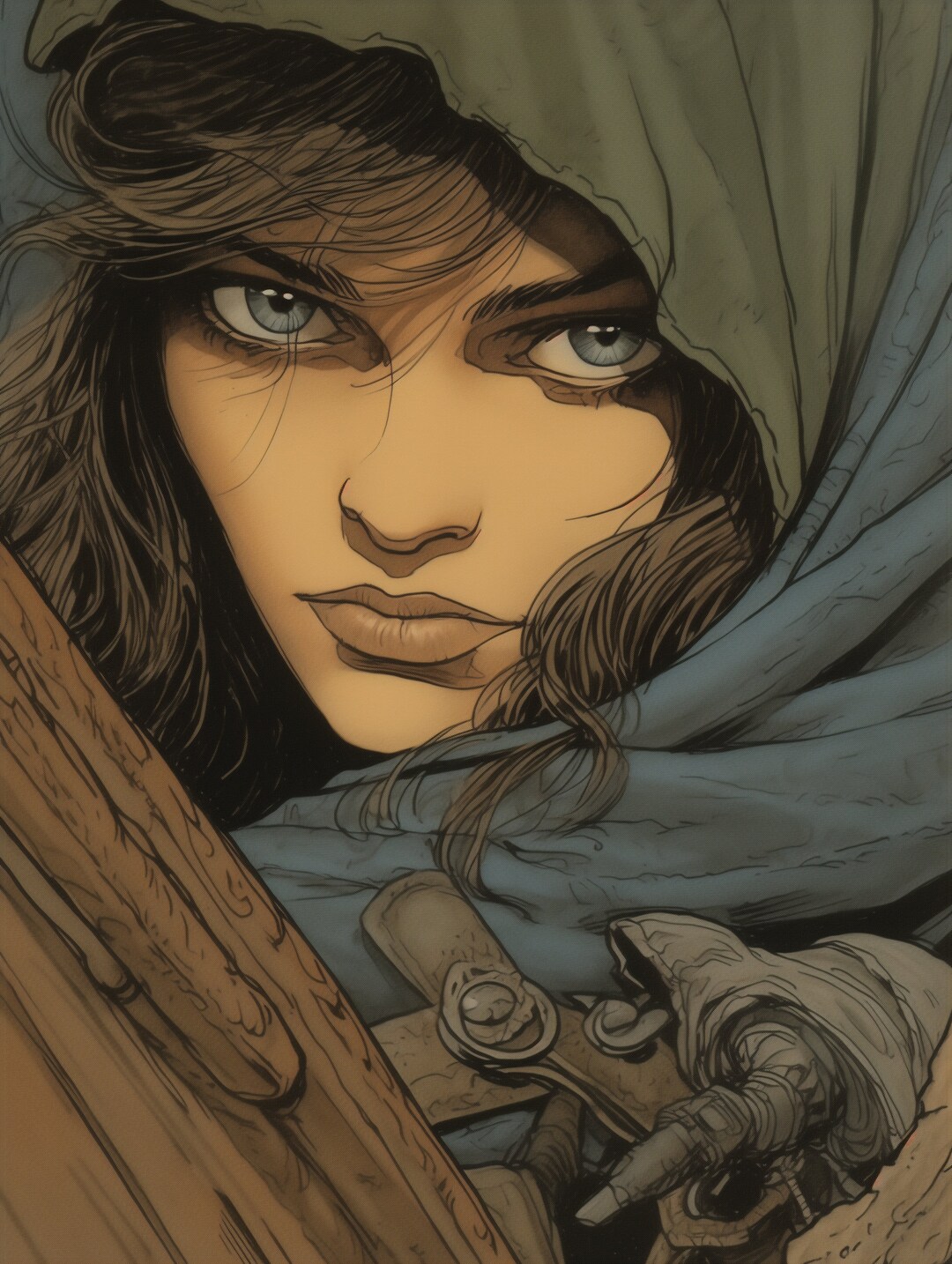 Female Rogue RPG Dnd Character Art - Etsy
