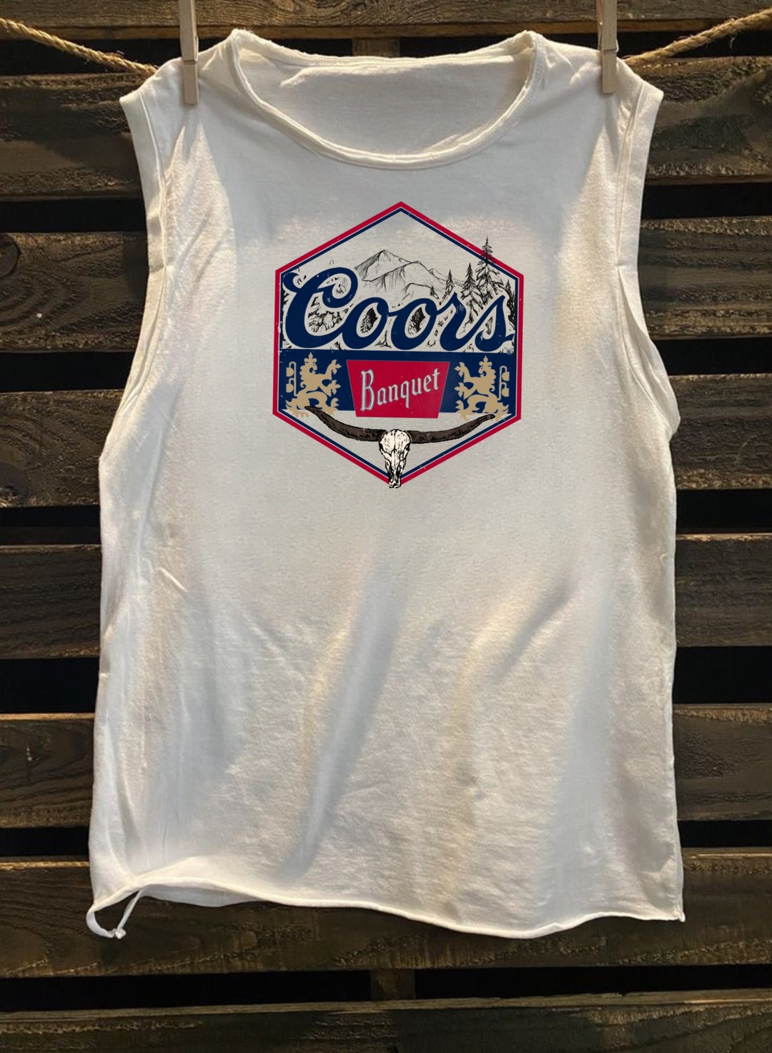 Coors Banquet Muscle Tank Beer Tank Top Summer Tank Top Coors Tshirt ...
