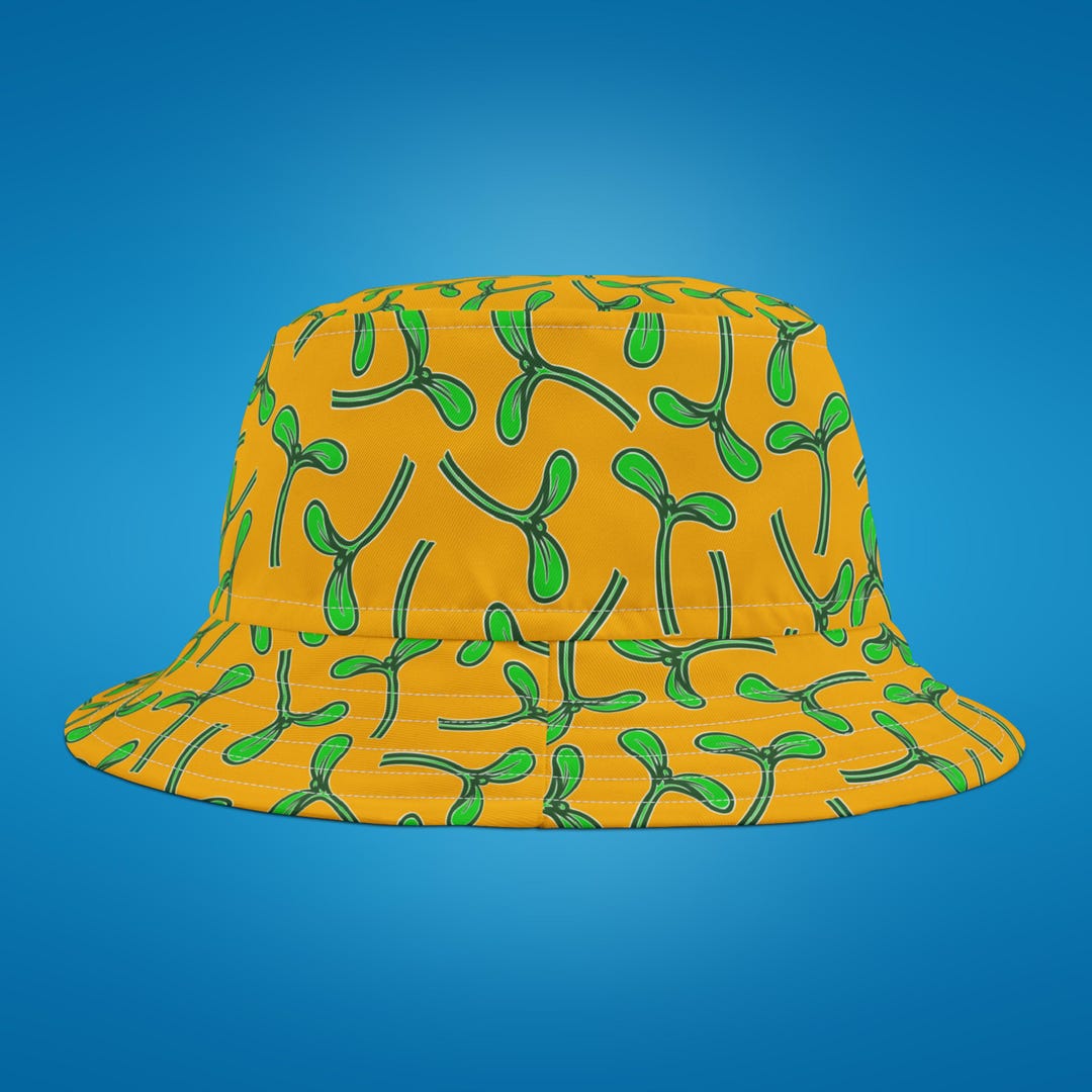 Sprout Clips Bucket Hat Rave Sprout EDM Merch Rave Wear Rave Bucket Hat ...