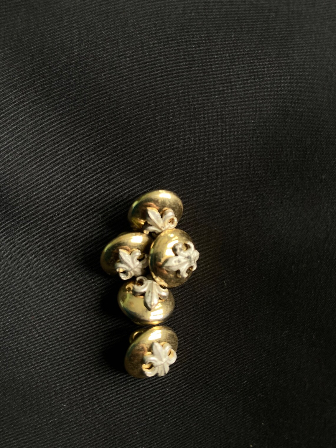 Set of 5 Duke of Lancaster's Regiment 14.5mm Mounted Dome Silver and ...