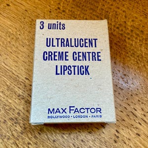 Vintage Max Factor Set of 3 1970s Ultralucent Red Lipstick Unused With ...