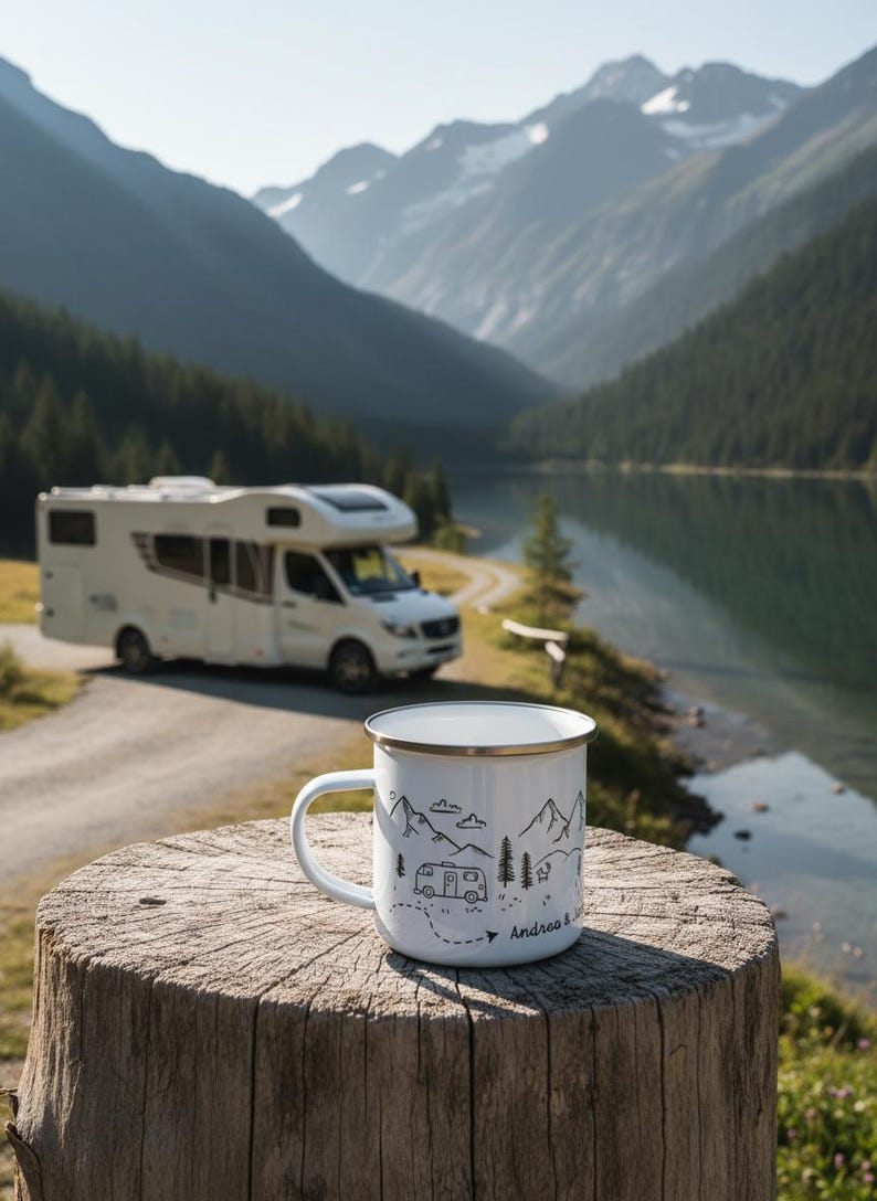 Personalized Camper Mug – Custom Camping Gift for Couples - Etsy