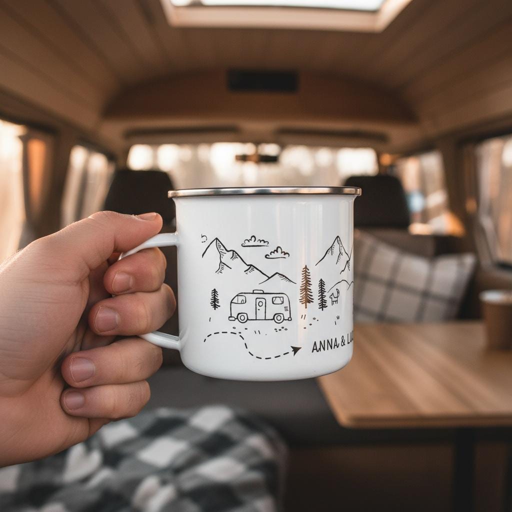 Personalized Camper Mug – Custom Camping Gift for Couples - Etsy