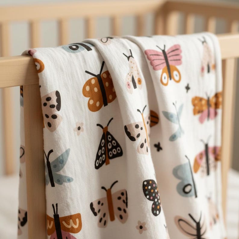 Butterfly Seamless Pattern Scandinavian Butterfly Print Minimal Nursery ...
