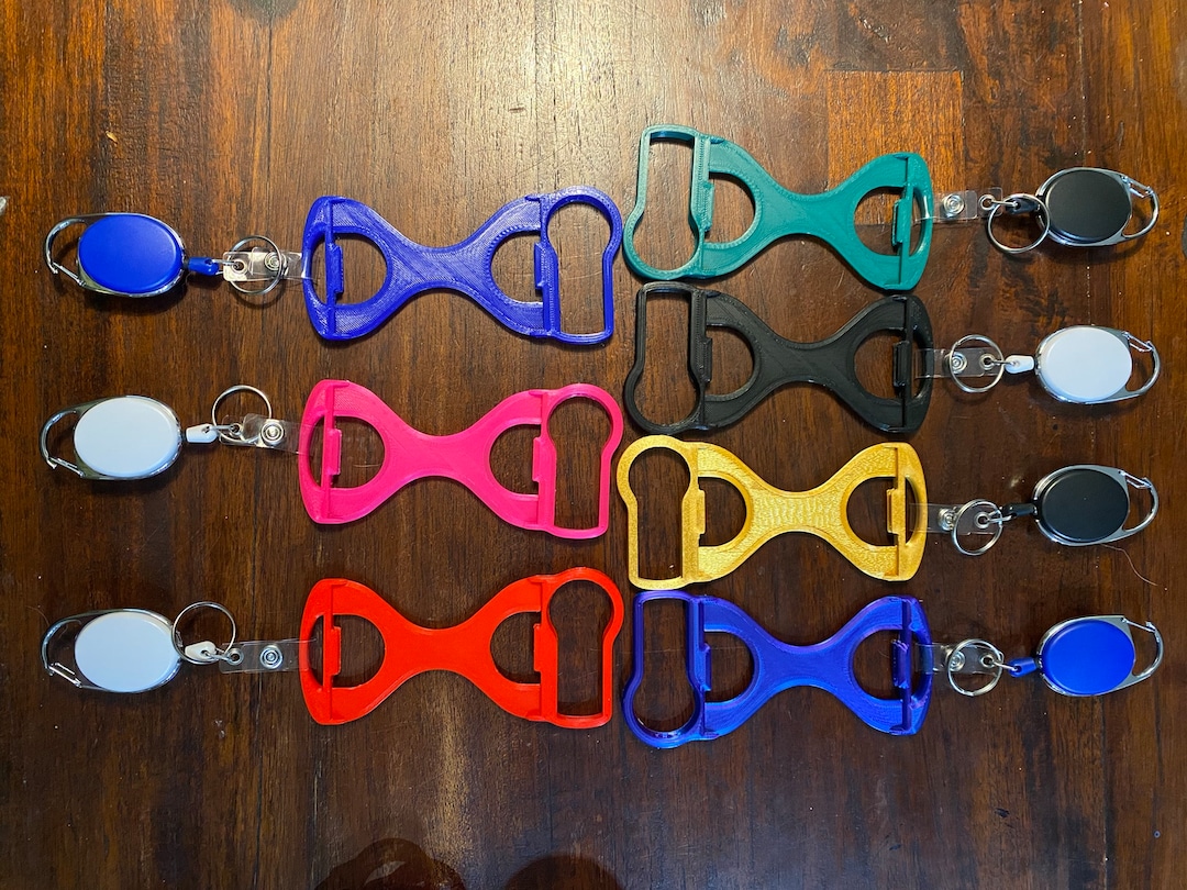 Dual Badge ID Card Holder With RSA Token PLUS Badge Reel - Etsy