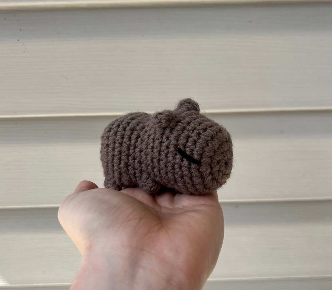 Mini Crochet Capybara Plushie - Etsy